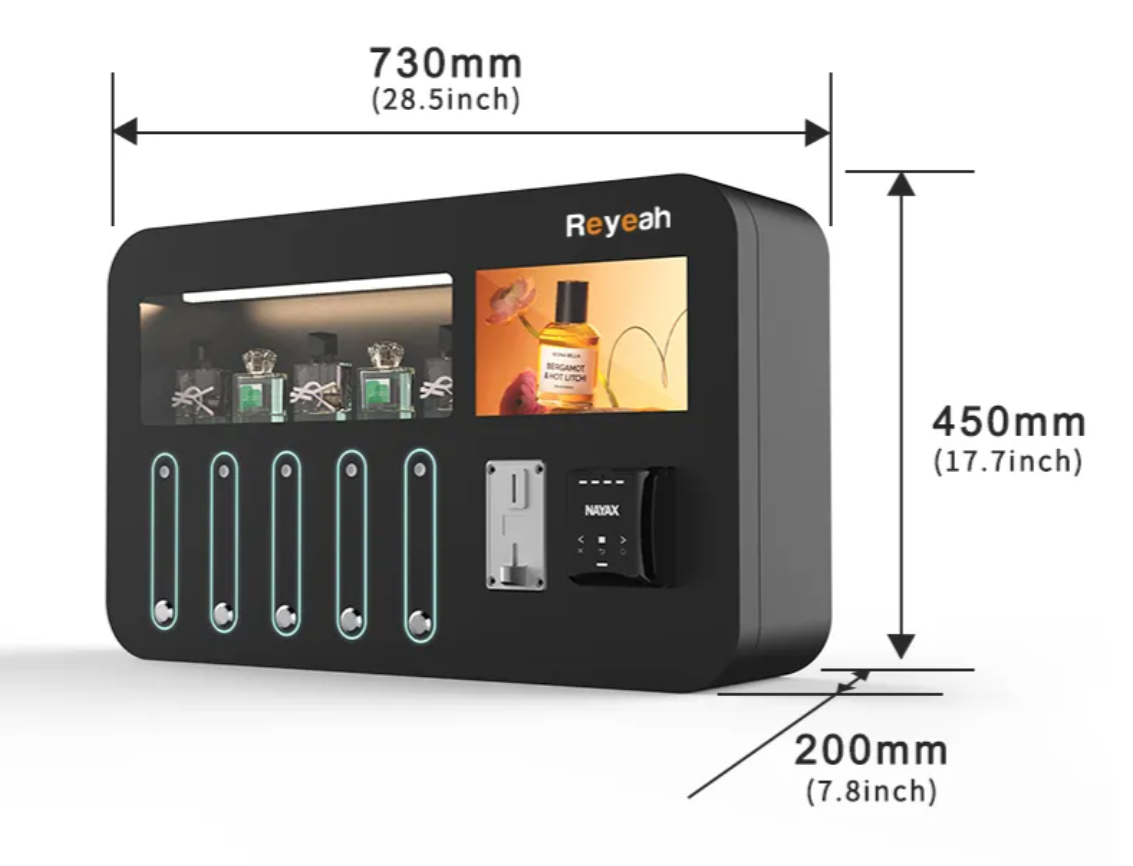Wall Mounted Perfume Spray Vending Machines – Ad Vend